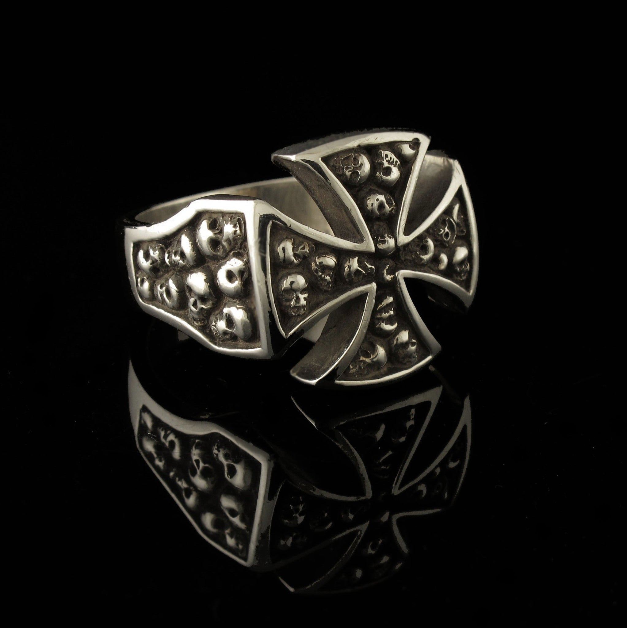 Men's Silver Skull Ring
